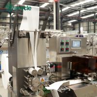 China Single Wet Wipe Tissue Making Machinery Cutting Packaging Wet Wipes Machine Online Support for sale