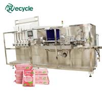 China 6 Lanes Wet Tissue Production Line Semi Automatic Baby Wet Wipes Manufacturing Machine for sale