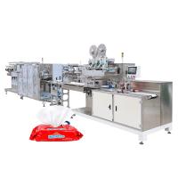 China AC 380V 50HZ/60HZ Fully Automatic Wet Wipes Packaging Machine for Hot-rolled Non-woven for sale
