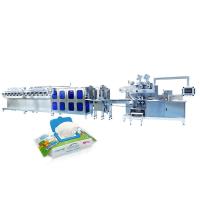 China Lingettes Making Machine Fully Automatic Machines For Wet Wipes for sale