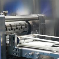 China High Capacity 20 Lanes Wet Wipes Folding Cutting Machine for Automatic Wetting Liquid for sale