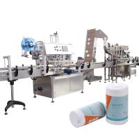 China Canister Wet Wipes Production Line Slitting Rewinding Filling Sealing Capping Labeling Machine Wet Tissue Manufacturing Machine for sale