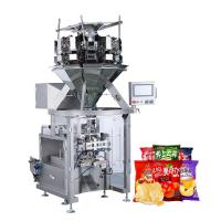 China Low Cost Automatic Potato Chips/Biscuit/Beans/Grain Snack Food Pouch Bag Nitrogen Vertical Packing Packaging Machine for sale