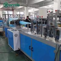 China Disposable Non Woven Surgical Head Cap Making Machine with 5600mm *900mm * 1650mm Size for sale