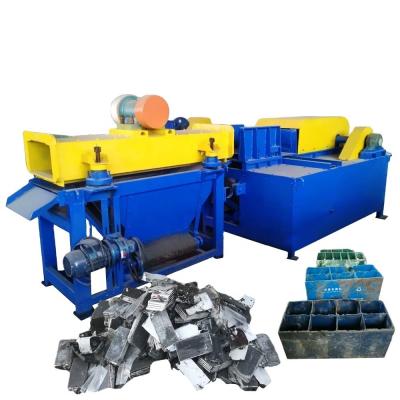 China 7.7KW Used Battery Car Plant Break Machine for Recycling Scrap Lead Acid Batteries for sale