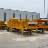 China Drum Wood Chipper Machine Price Wood Pallet Crusher Machine With Nails Magnetic Separator for sale