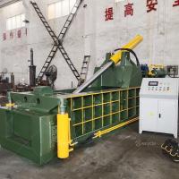 China Fully Automatic Aluminum Cans Baler Machine Automatic Feeding And Output Transferring Baler Machine for sale