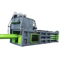 China Vertical Hydraulic Semi-automatic Used Clothes and Textile Compress Baler Machine , Hydraulic Baling Press for sale
