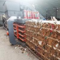 China Cardboard Box Scrap Metal Paper Baler Waste Carton Bale Press Machine for sale