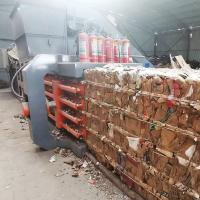 China Bale Density 400-500kg/m3 Hydraulic Waste Paper Baler Scrap Cardboard Baling Press Machine for sale