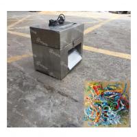 China Waste paper and box shredding machine Confetti cut machinery Paper stripping machine for sale