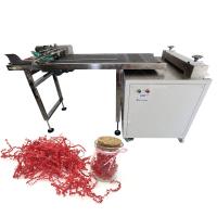China Packaging Kraft Packing Crinkle Paper Shredder Raffia Paper Shredded Gift Box Filler Machine for sale