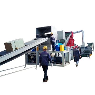 China 25-100units/H Home Appliance Refrigerator Dismantling Machine for Fridge Recycling for sale
