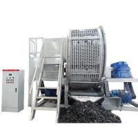 China Double Shaft Rubber Shredder Machine for Used Car Motorcycle Tyres 2600x900x1800mm for sale