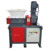China Small Mini Double Shaft Wood Metal Rubber Cardboard Shredder for Waste Pet Plastic Bottle for sale
