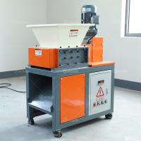 China 4kW Double Shaft Shredder for Plastic Metal Paper Wood Fabric Leaf MSW Industry E-Waste for sale