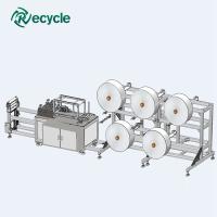 China Semi Auto N95 Mask Machine KN95 Mask Blank Machine Nonwoven N95 Mask Making Machine For Children for sale