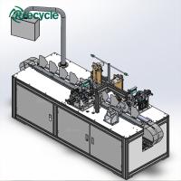 China Semi Auto N95 Mask Machine KN95 Mask Blank Machine Nonwoven N95 Mask Making Machine For Children for sale