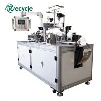 China Semi Auto N95 Mask Machine KN95 Mask Blank Machine Nonwoven N95 Mask Making Machine For Children for sale