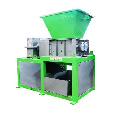 China Small Capacity Recycling Plastic Wood Shredder Machine for Double Shaft Metal Shredder for sale