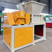China Small Capacity Recycling Plastic Wood Shredder Machine for Double Shaft Metal Shredder for sale