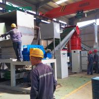 China Scrap Fridge Recycling Line Home Appliance Refrigerator Dismantling Plant Shredding Machine for sale