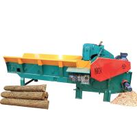 China Tree Wood Twig Crusher Garden Wood Branch Chipper Chain Feeding Mobile Wood Chipper for sale