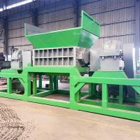 China Industrial Heavy Duty Double Shaft Shredder For Recycling Waste Car Shell Plastic Drum Wood Pallets Solid Waste Shredder for sale