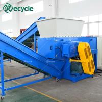 China Good Price Single Shaft Large HDPE PE PP Lumps Plastic Pipe Shredder And Crusher Machine for sale