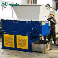 China Good Price Single Shaft Large HDPE PE PP Lumps Plastic Pipe Shredder And Crusher Machine for sale