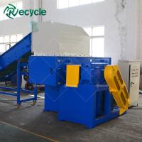 China Good Price Single Shaft Large HDPE PE PP Lumps Plastic Pipe Shredder And Crusher Machine for sale