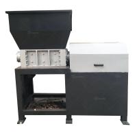 China Small Wood/Cable/Tire/Plastic Scrap Metal Twin Shaft Shredder Machine with 0.32T Weight for sale