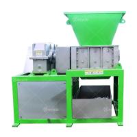 China Small Wood/Cable/Tire/Plastic Scrap Metal Twin Shaft Shredder Machine with 0.32T Weight for sale