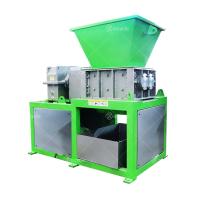 China Mini Waste Plastic Double Shaft Shredder Machine Production Capacity kg/h 100 2000 kg/h for sale