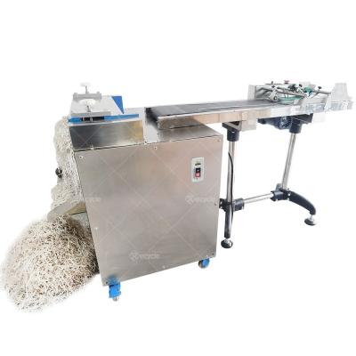 China Automation Crinkle Cut Paper Shredder Machine High Capacity Crinkle Paper Shredding Cutting Machine for sale