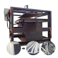 China 2023 Waste Photovoltaic Panels Aluminum Frame Removing Recycling Plant Solar Panel Crushing Machine Solar Panel Machine for sale