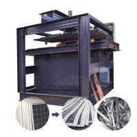 China 2023 Waste Photovoltaic Panels Aluminum Frame Removing Recycling Plant Solar Panel Crushing Machine Solar Panel Machine for sale