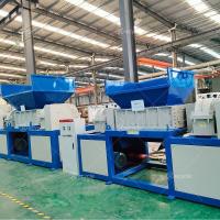 China Tire Crusher Tyre Shredder Recycling Machine Rubber Milling Machine Plastic Pet Bottle Waste Crusher Machine for sale