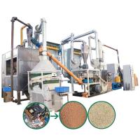 China High Recovery Rate Electronic Waste Print Circuit Board Recycling Plant with PLC Control for sale