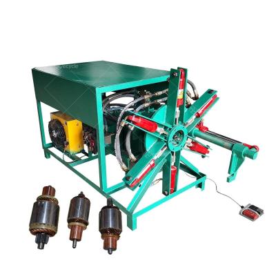 China 4KW Metal Recycling Engines Scrap Used Motor Separating Machine Cutting Electric Motor Coil Machine for sale