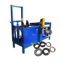 China 4KW Metal Recycling Engines Scrap Used Motor Separating Machine Cutting Electric Motor Coil Machine for sale
