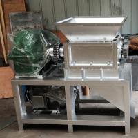 China Mini Twin Shaft Shredder And Case Mini Metal Shredding Double Shaft Shredder Machine for sale