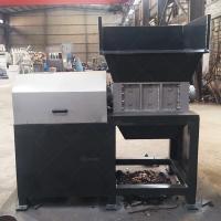 China Mini Double Shaft Shredder Machine for Plastic PVC Shredding of Waste Cables and Wires for sale