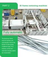 China 134KW Photovoltaic Solar Panels Recycling Processing Line High Clean Recovery Machine for sale