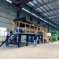 China 9CrSi/D2/SKD-11 Blades Material Textile Shredder Machine for Plastic Film Recycling for sale