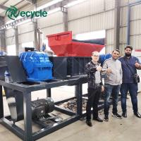 China Twin Shaft Automatic Shredder Solid Waste Shredding Machine Metal Double Shaft Shredder for sale