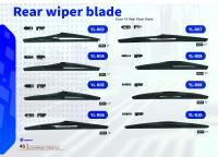 China Rubber Rear Window Windshield Wiper for All-Weather Cleaning and Bendable Design for sale