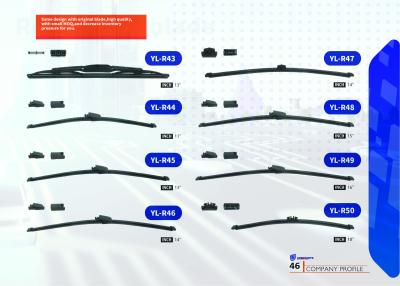 China Black Rear Windshield Wiper Universal Compatibility and Weather-Resistant for All-Weather Performance for sale