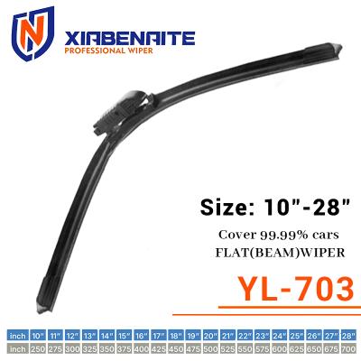 China Silent Universal Window Wipers 18in Universal Windshield Wiper Blades for sale