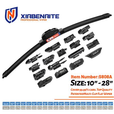 China All Weather Automotive Front Windshield Wiper Featuring Corrosion Resistant Frame and Rubber Blade for Water Removal for sale
